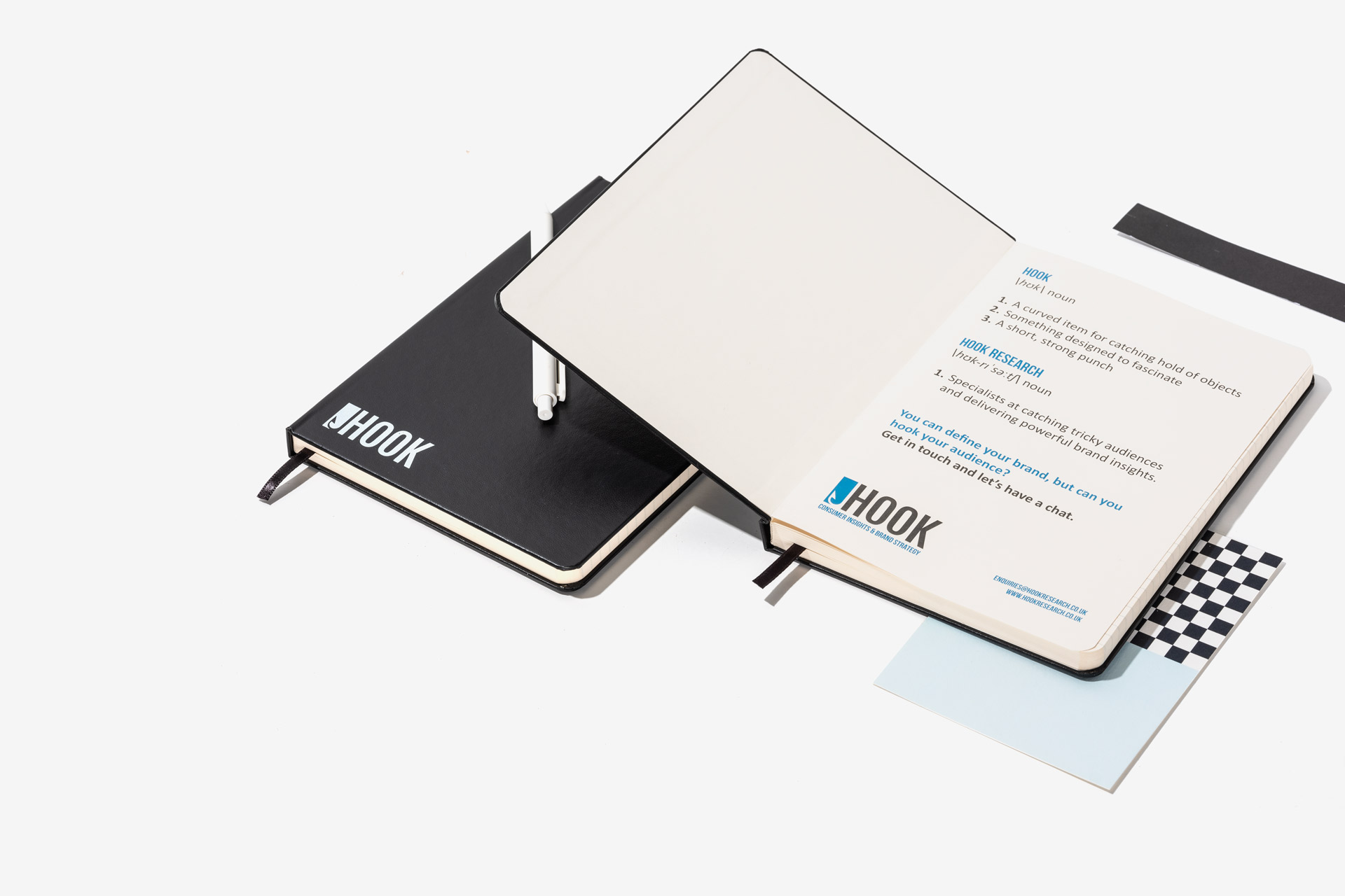Hook Vegan Leather Notebooks | Bookblock | Custom Notebooks, Journals ...